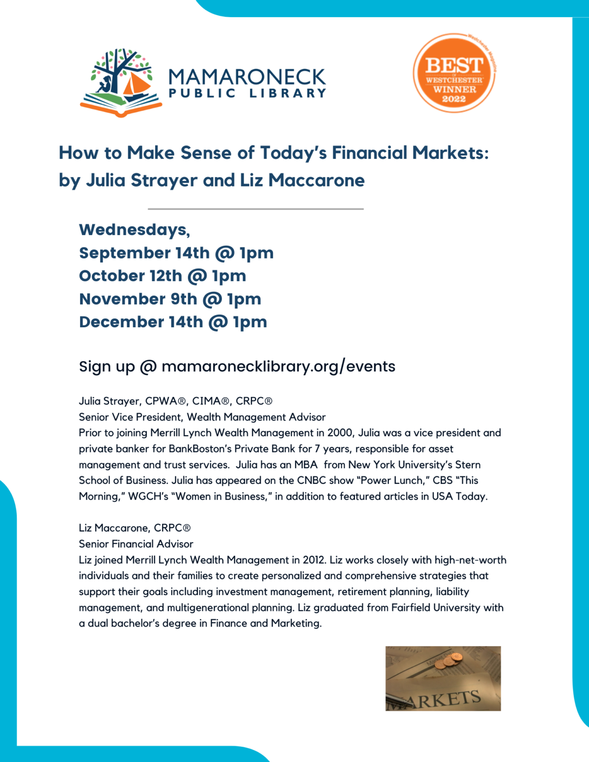 Events - Mamaroneck Public Library