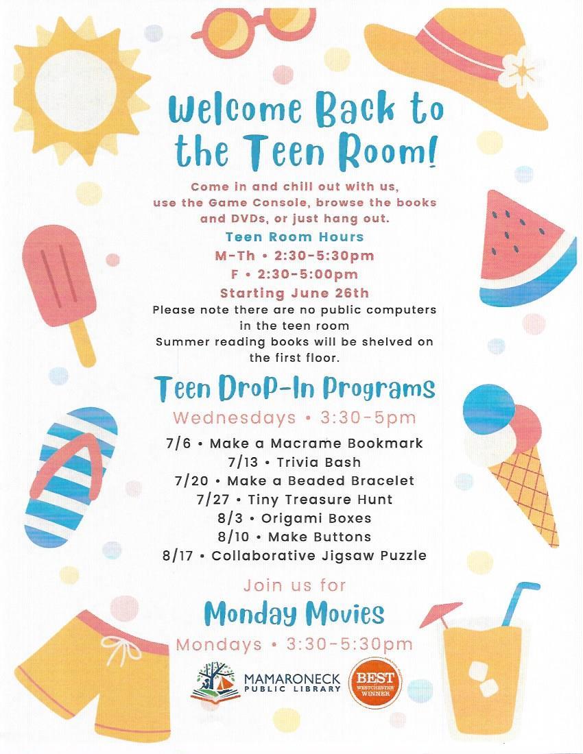Teens - Mamaroneck Public Library