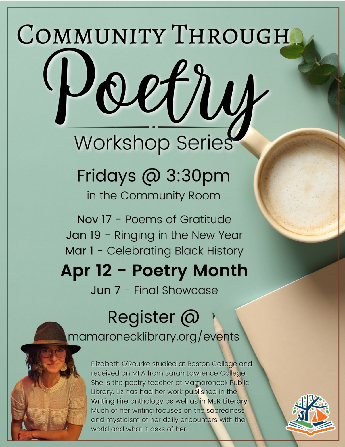 Community Through Poetry Workshop Series - Mamaroneck Public Library