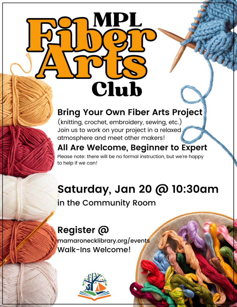 MPL Fiber Arts Club - Mamaroneck Public Library