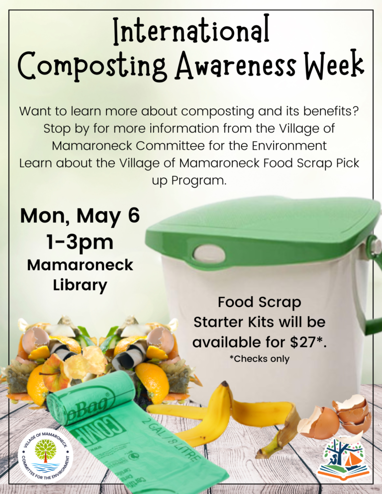 International Composting Awareness Week - Mamaroneck Public Library