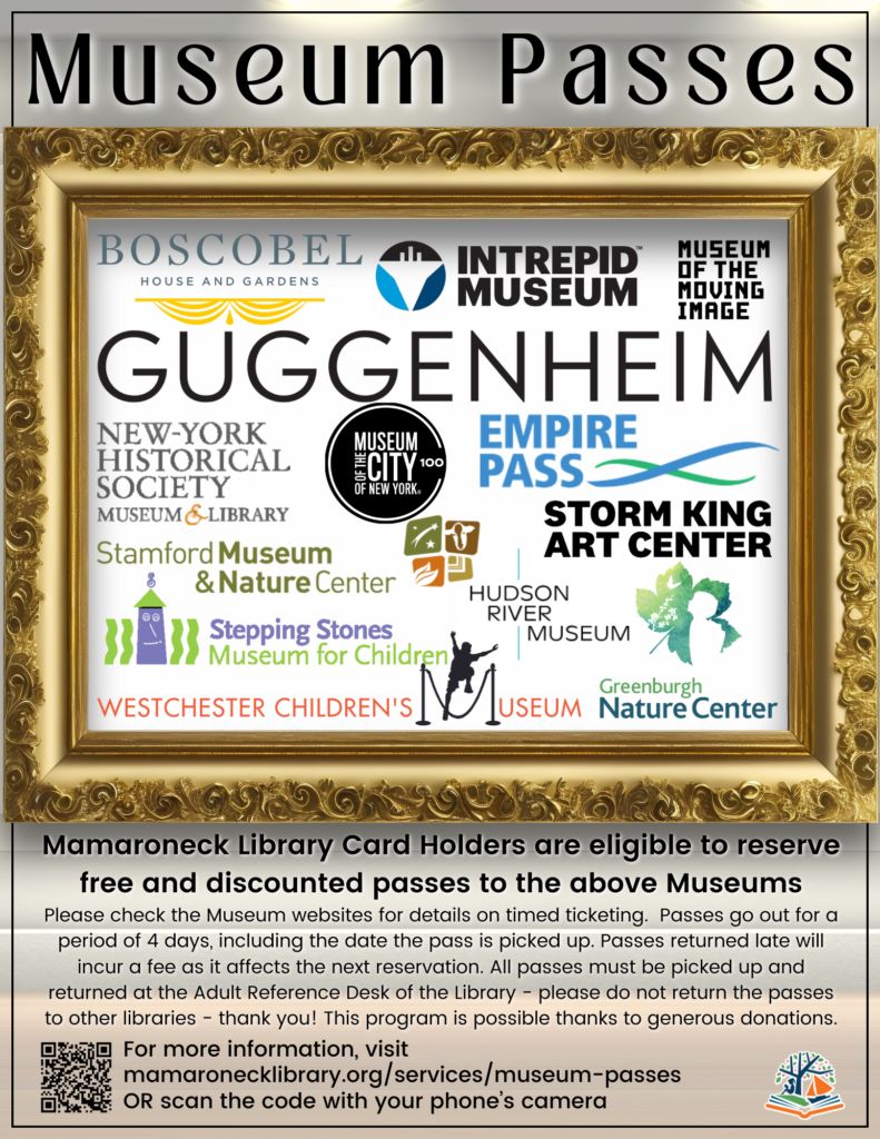 Museum Passes - Mamaroneck Public Library