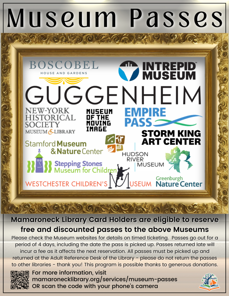Museum Passes - Mamaroneck Public Library