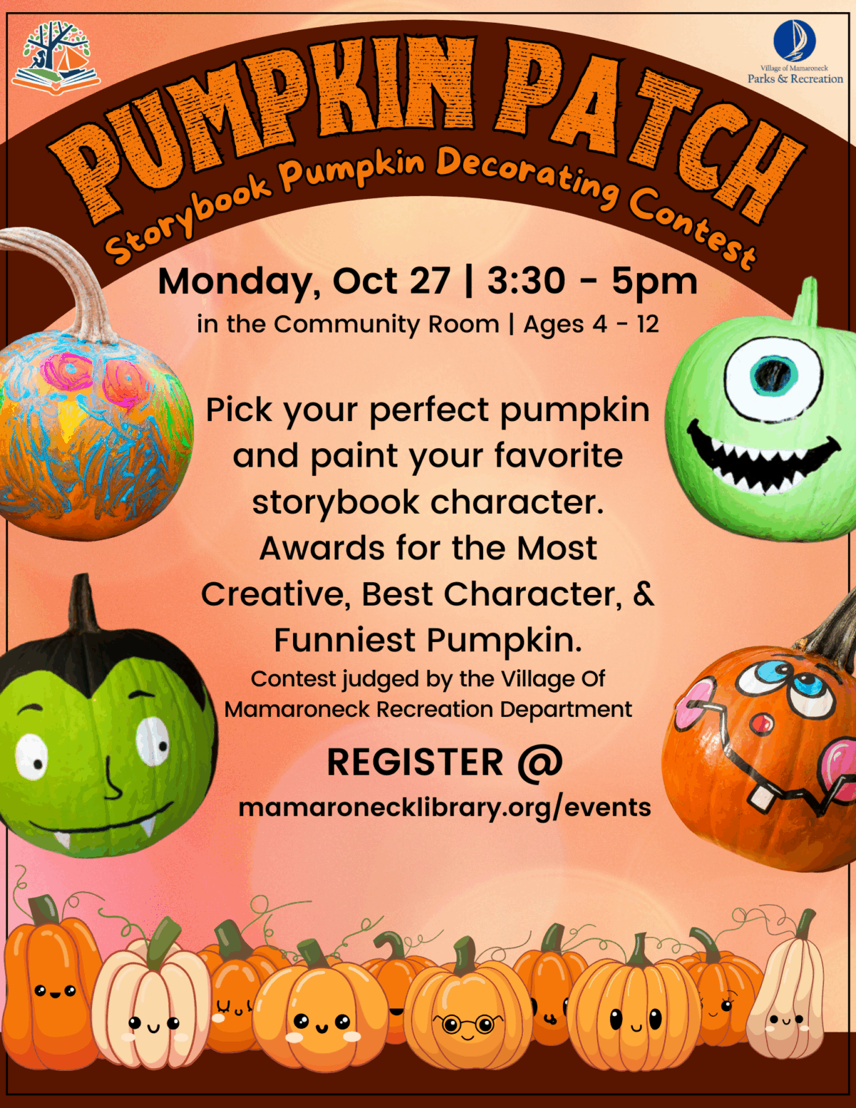 Pumpkin Patch Program - Mamaroneck Public Library