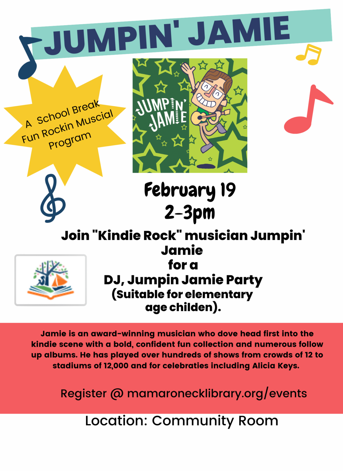Jumping Jamie - Mamaroneck Public Library