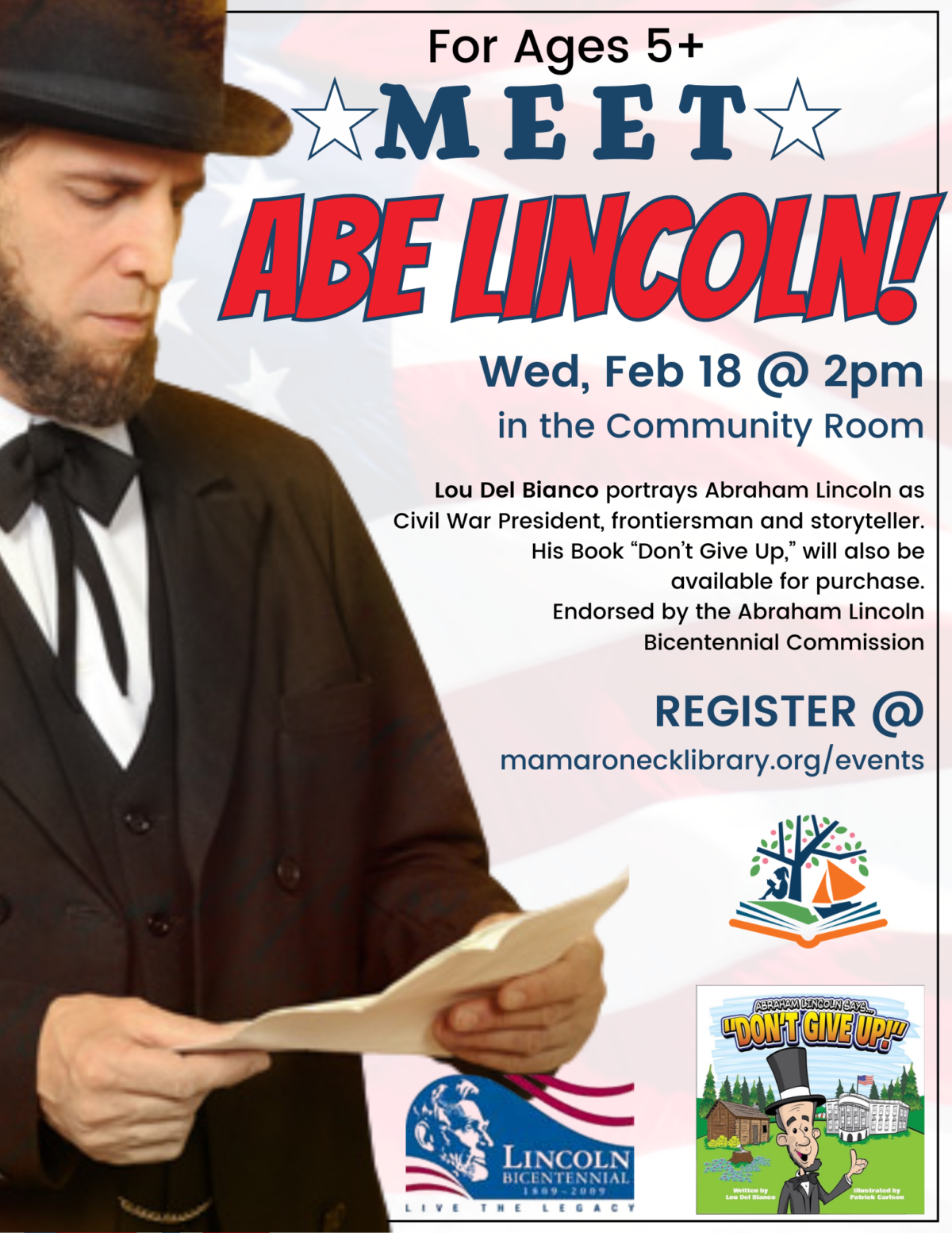 Meet Abe Lincoln! - Mamaroneck Public Library
