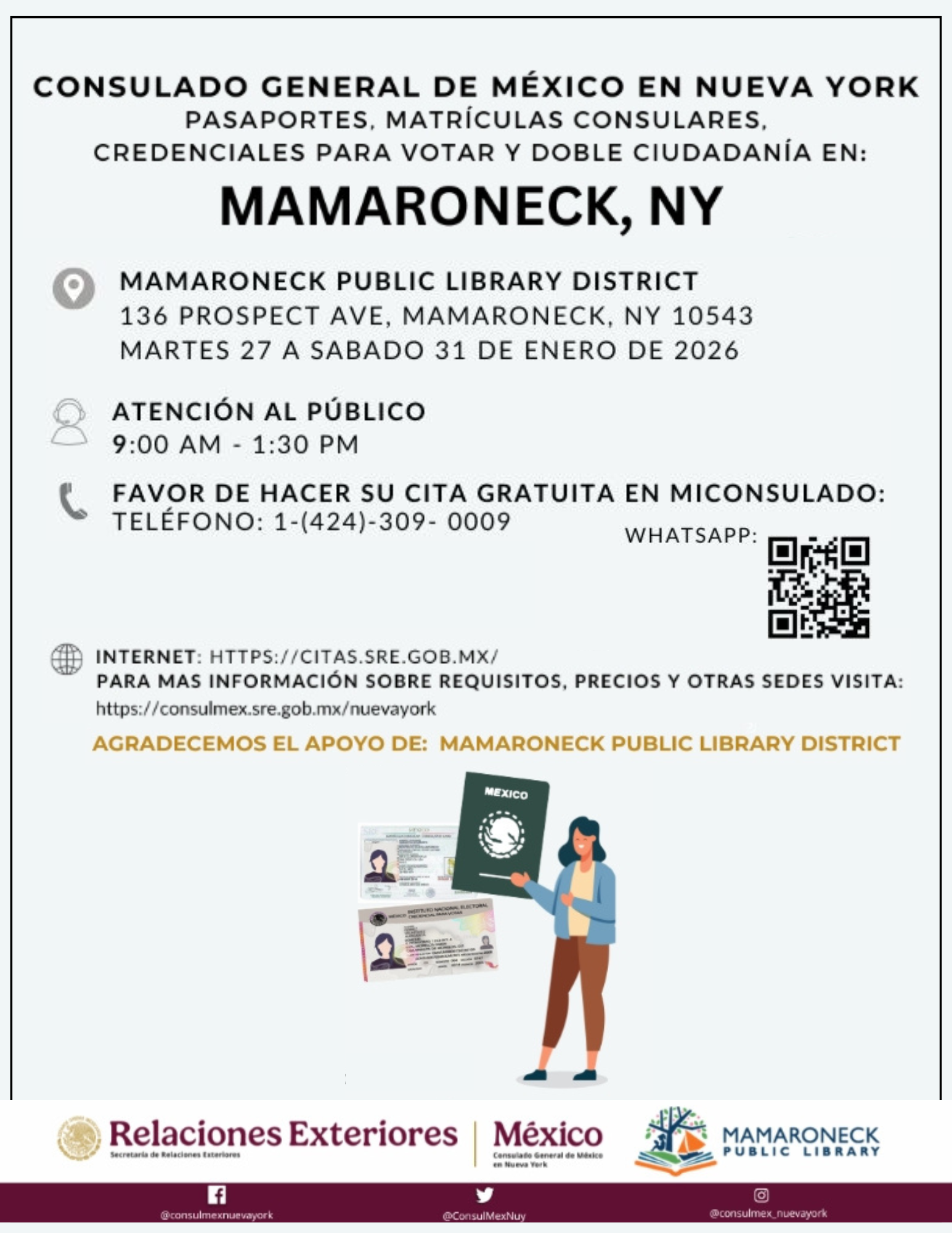Mexican Consulate - Mamaroneck Public Library